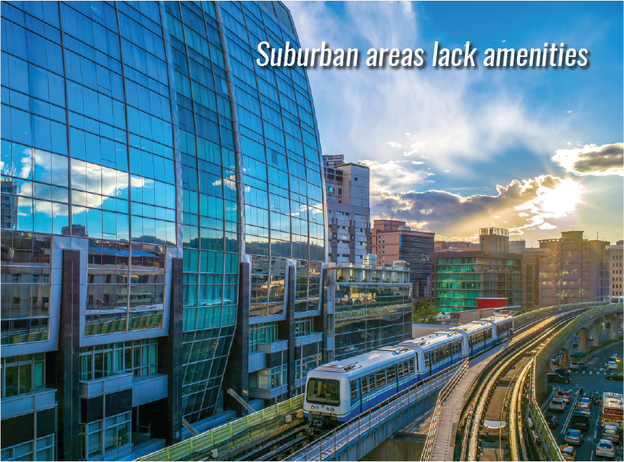 3 common myths of urban and the suburban areas