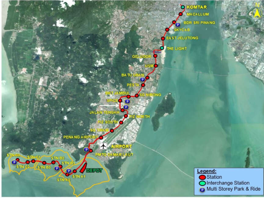 Transport Ministry approves Bayan Lepas LRT Project
