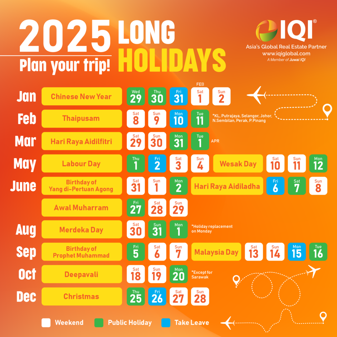 The 2025 Holiday Calendar is Out! Plan for the Upcoming Weekends and ...